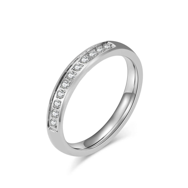 Purple Promise Ring for Her Engagement Wedding Ring Anniversary Gifts ...