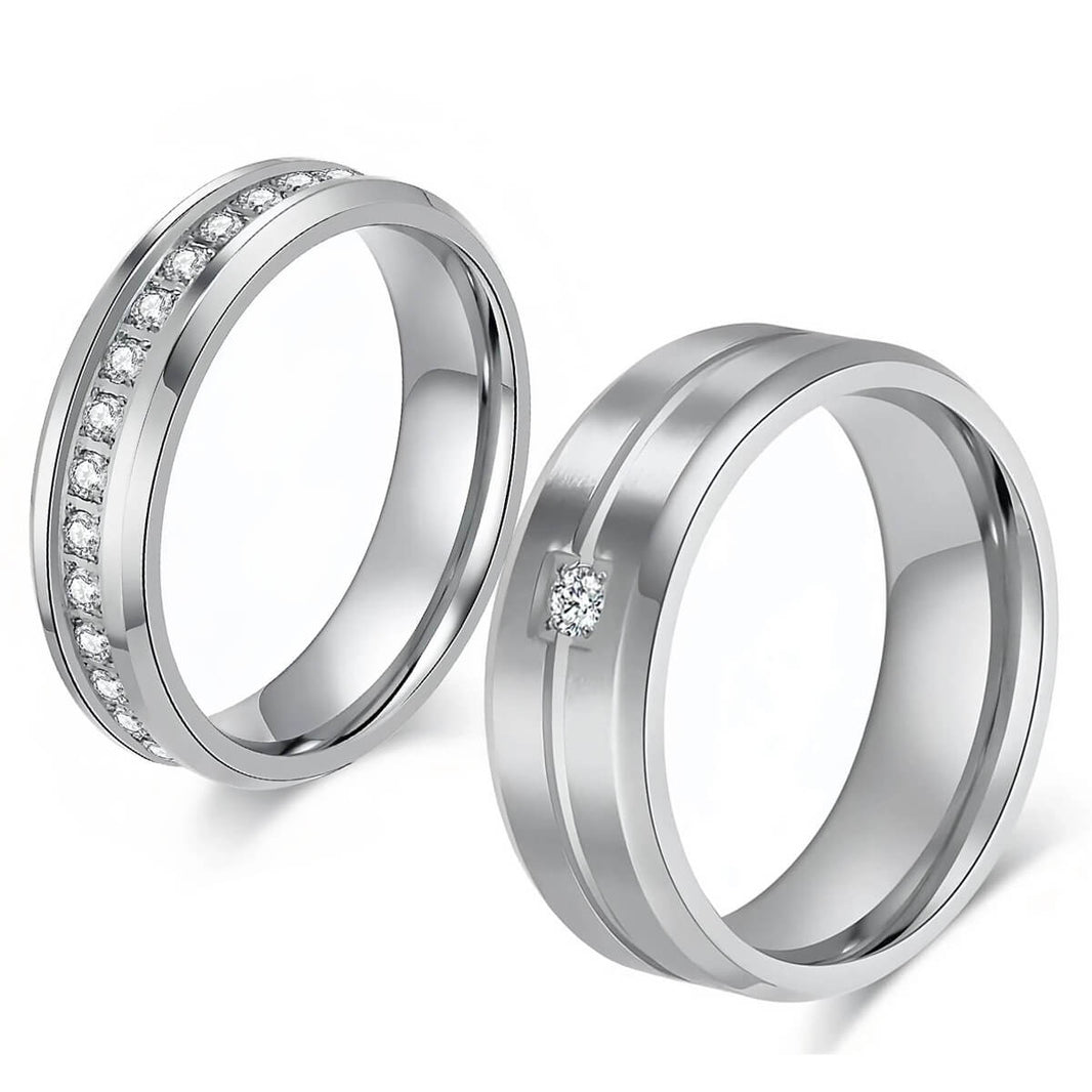 Unbreakable Love Promise Rings for Couples Personalized with Meaning ...