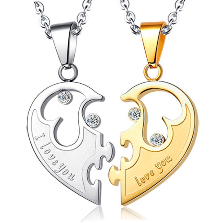 Couple Necklaces - Personalized His & Hers Matching Necklaces ...